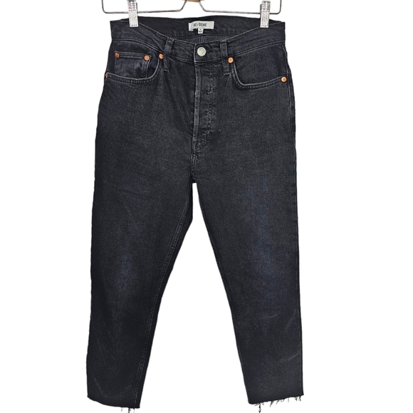 Re/Done | Jeans | Redone 9s High Rise Ankle Jean Button Fly Faded Stone ...